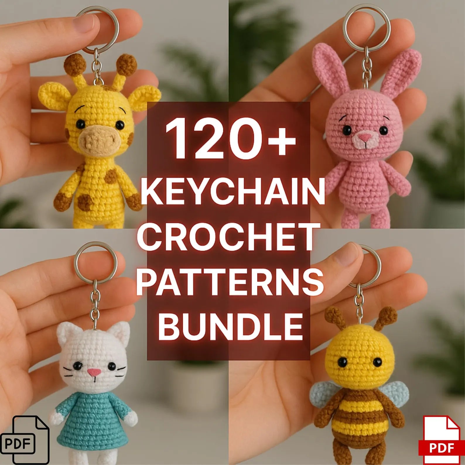 Discover 120 Charming Keychain Crochet Patterns – Loop & Loom